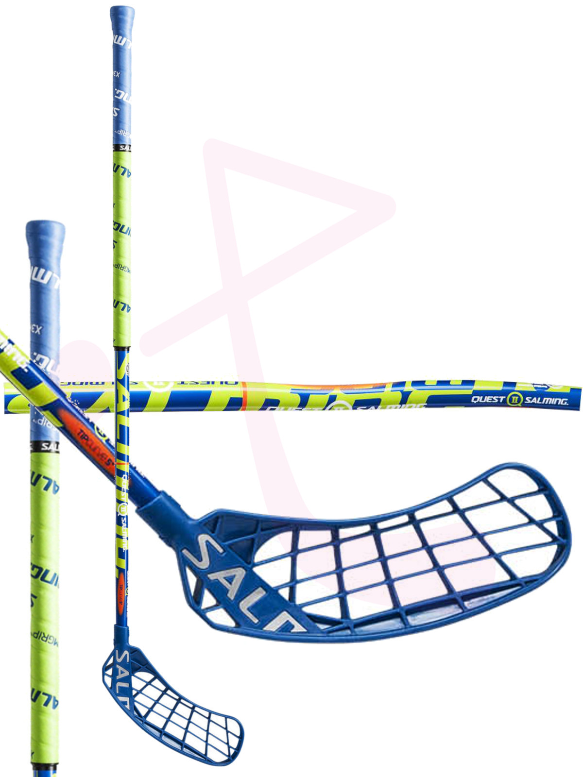 Floorball stick Salming Quest2 KickZone TipCurve 5° `16 | efloorball.net